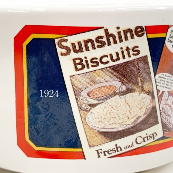 Vintage | Dining | Vintage Sunshine Biscuits Soup Bowl Krispy Crackers ...